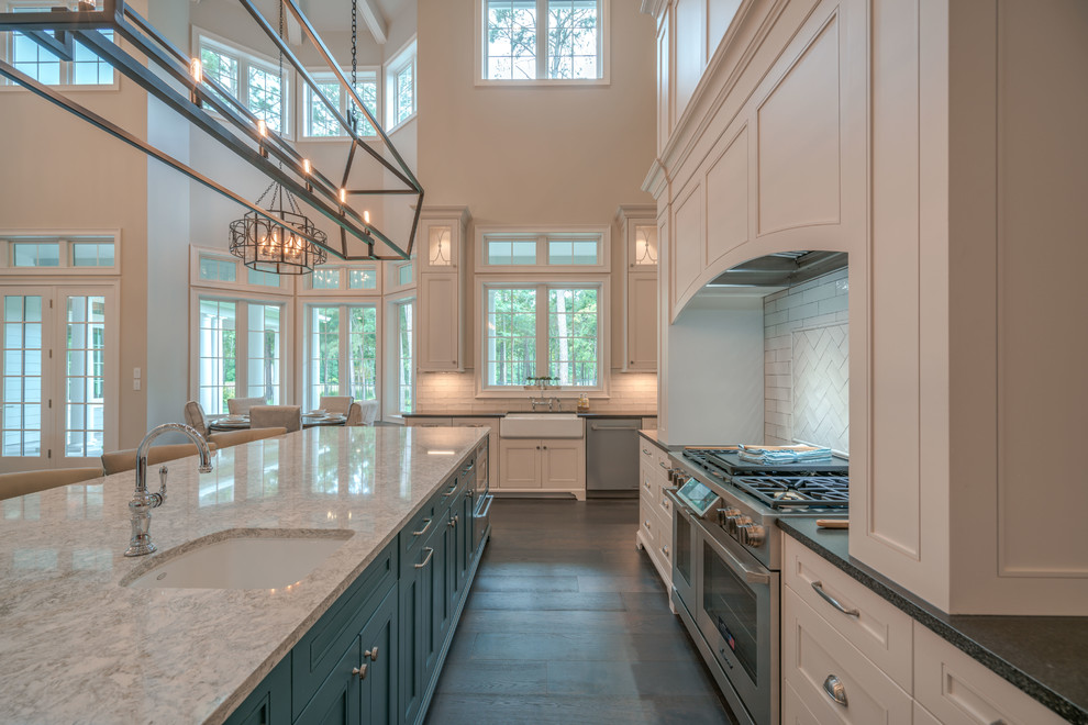 Hampton's Style Home - Beach Style - Kitchen - Houston - by Monarch ...