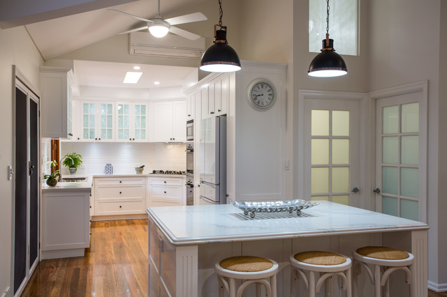 Hamptons Style Kitchen renovation - Traditional - Kitchen - Brisbane ...