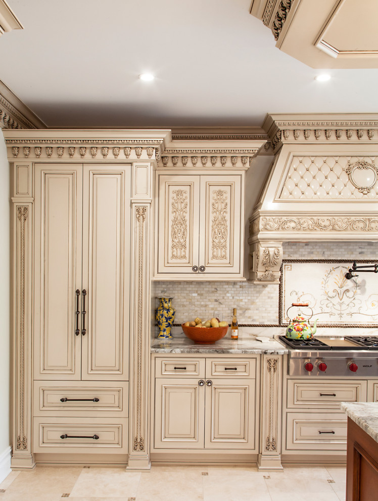 Hand carved kitchen - Traditional - Kitchen - New York - by WL Kitchen ...
