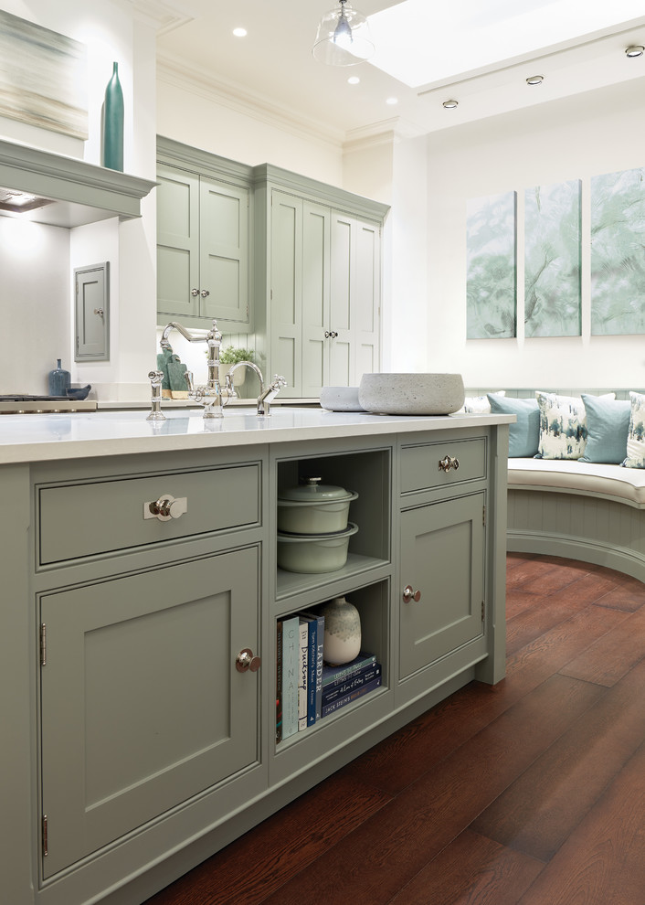 Hand-painted Shaker Kitchen - Traditional - Kitchen - London - by Tom ...