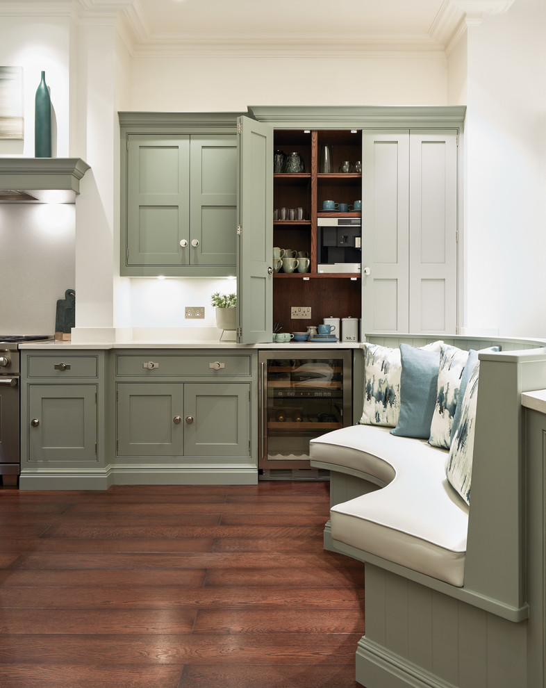 Hand-painted Shaker Kitchen - Traditional - Kitchen - London - by Tom ...