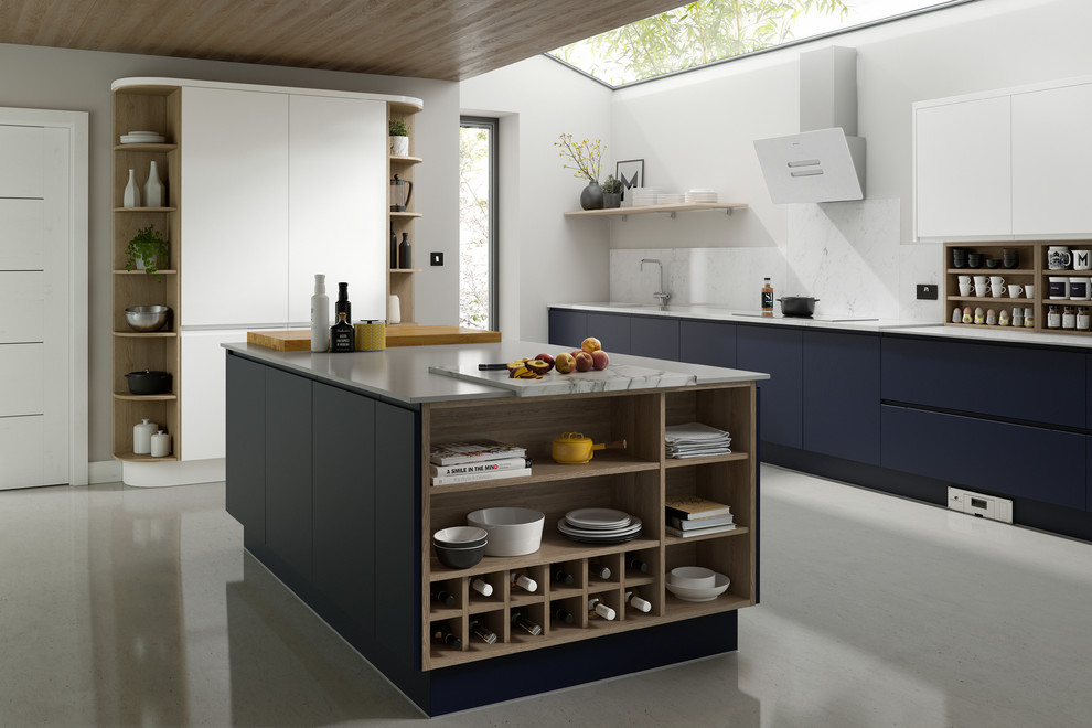 Handleless Kitchen - Modern - Kitchen - Other - by Wren Kitchens | Houzz