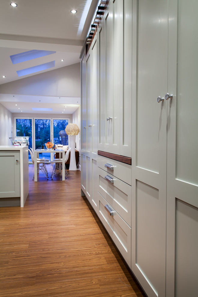 Handpainted Lay-on Shaker Kitchen - Contemporary - Kitchen ...