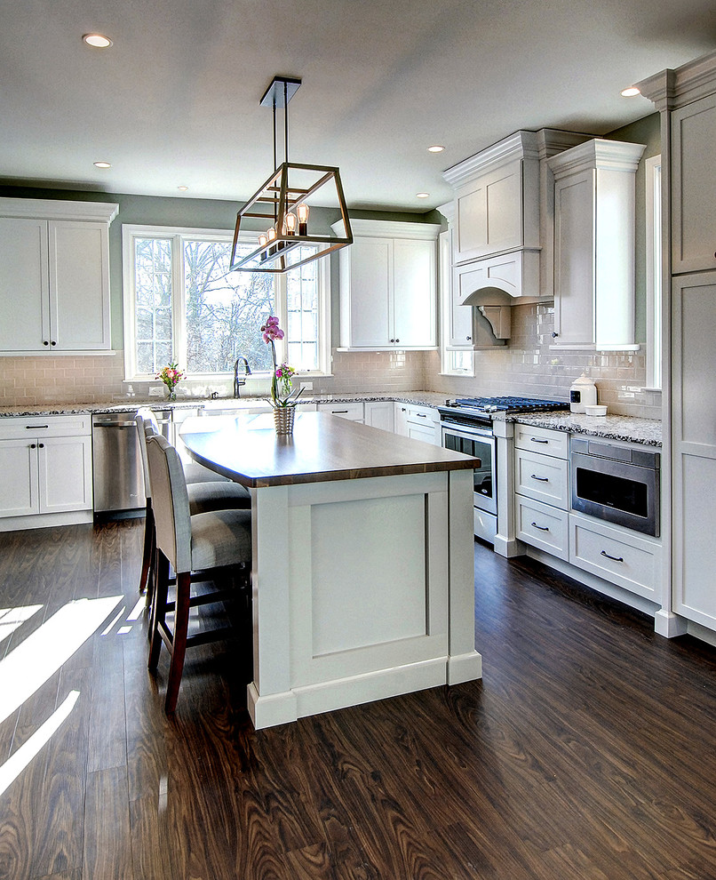 Harleysville First Floor Transformation - Transitional - Kitchen ...