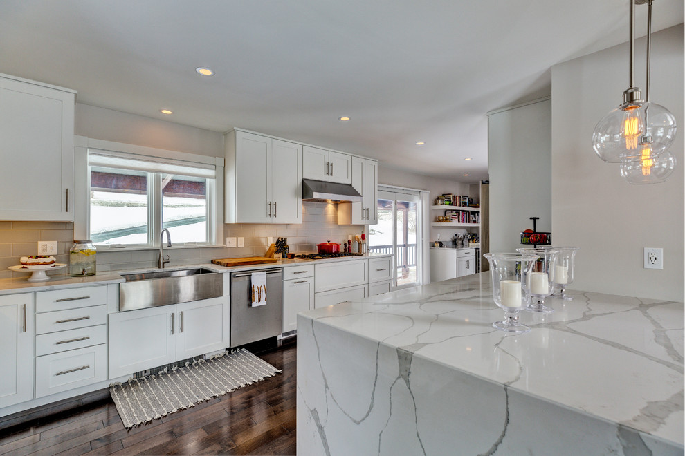 Hartford, VT Kitchen Remodel - Contemporary - Kitchen - Burlington - by ...