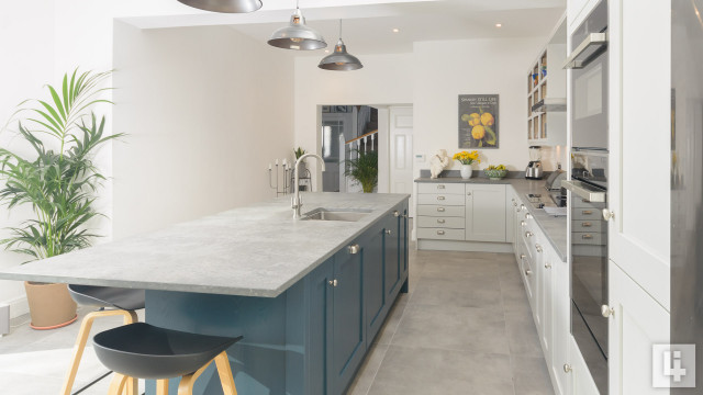 Hartforth Blue and Dove Grey Kitchen - 2020 - Contemporary - Kitchen ...