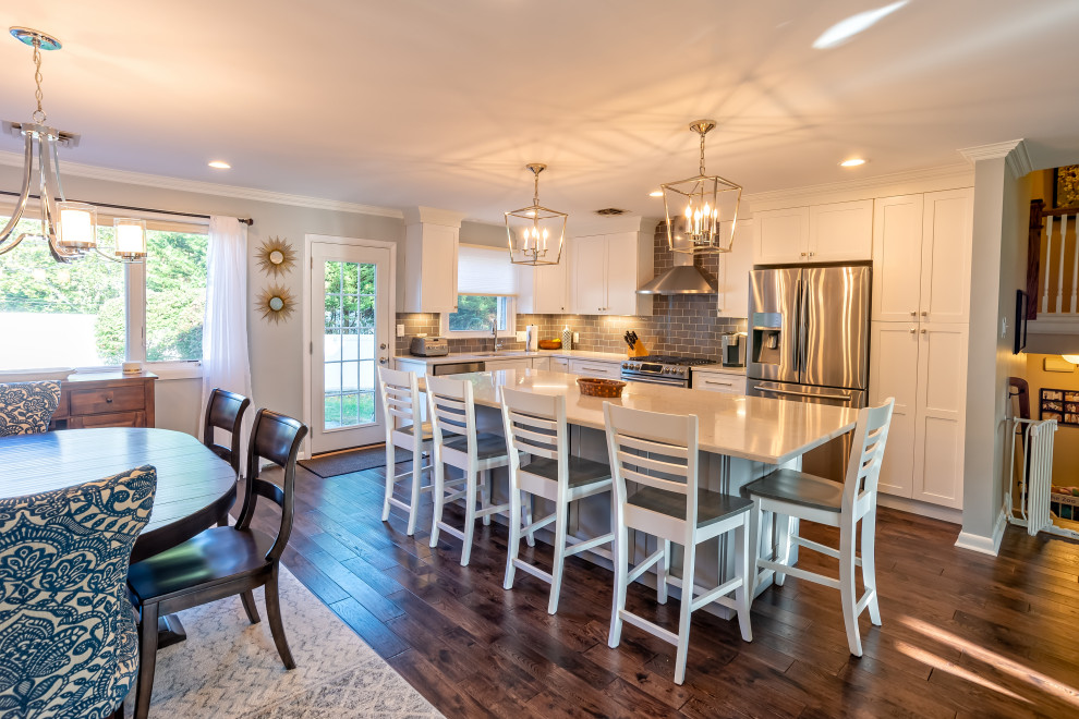 Havertown Island Kitchen - Transitional - Kitchen - Philadelphia - by ...