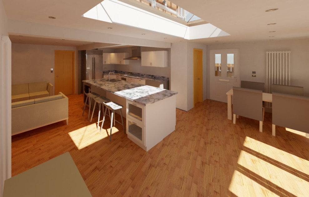 Hazel Grove Single Storey Extension - Contemporary - Kitchen ...