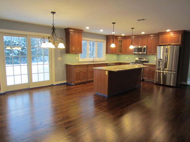 Red Cedar Flooring With Oak Cabinets Character Red Oak Plank Flooring,