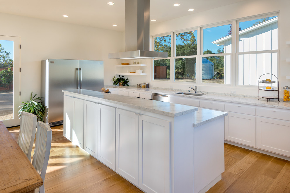 Healdsburg Modern Ranch - Farmhouse - Kitchen - San Francisco - by AVCO ...