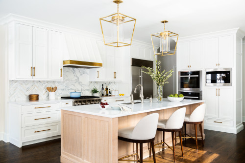 28+ White and Gold Backsplash ( LUXURY & ELEGANT ) - Sparkled Tiles