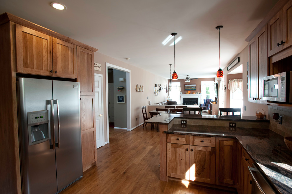 Hickory Cabinet Kitchen - Traditional - Kitchen - Philadelphia - by R ...