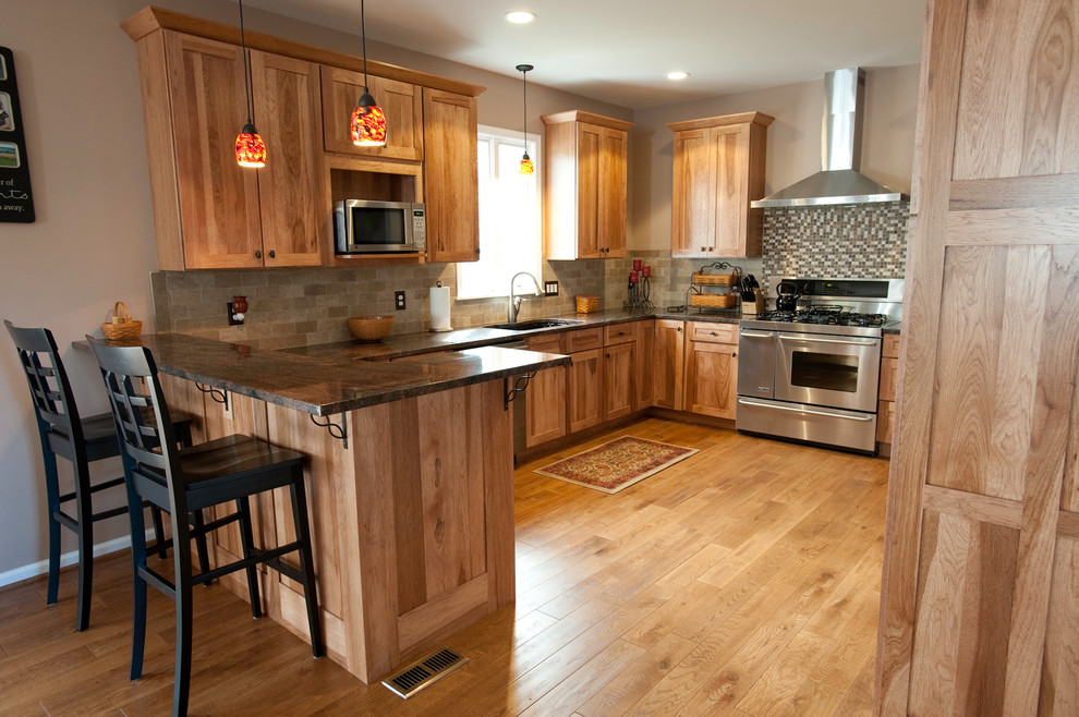 Hickory Cabinet Kitchen - Traditional - Kitchen - Philadelphia - by R ...