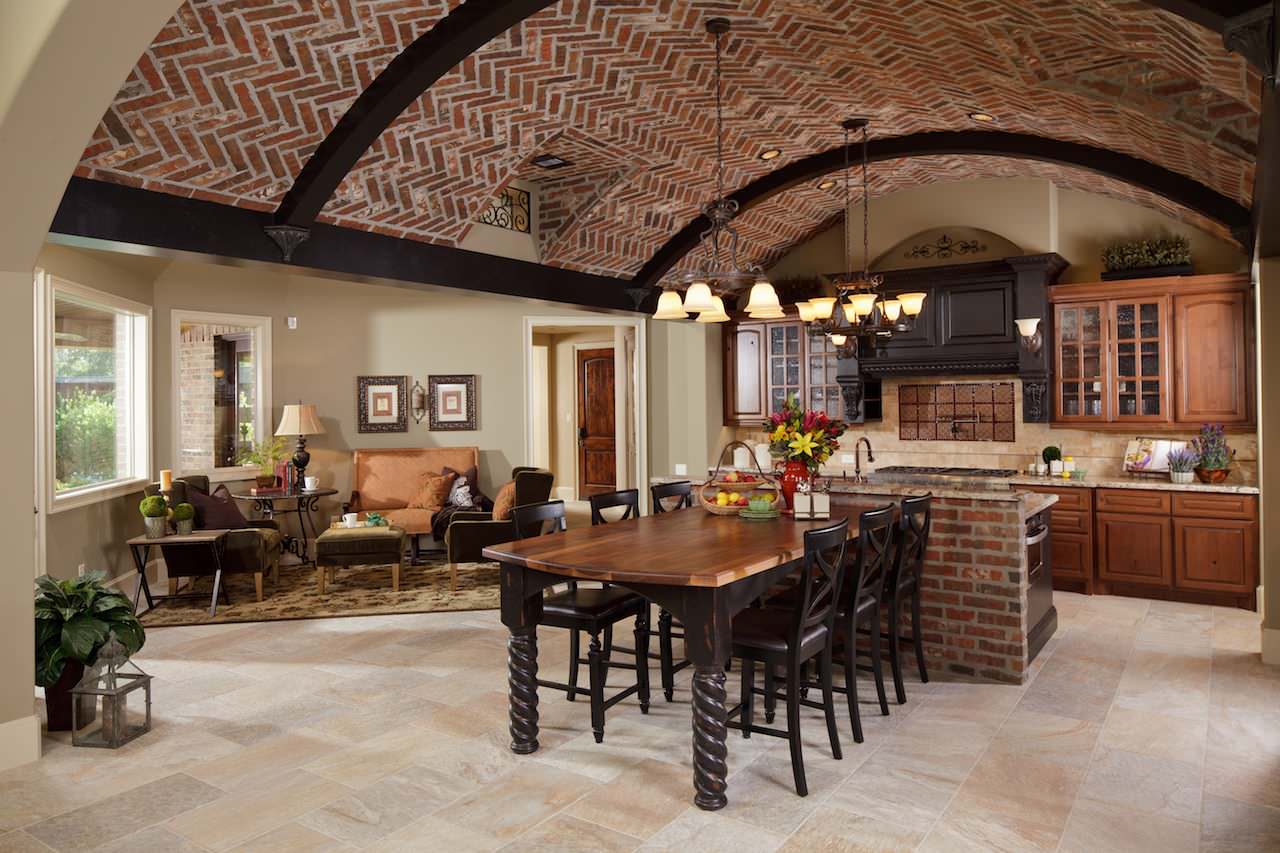 Brick Barrel Vault Ceiling