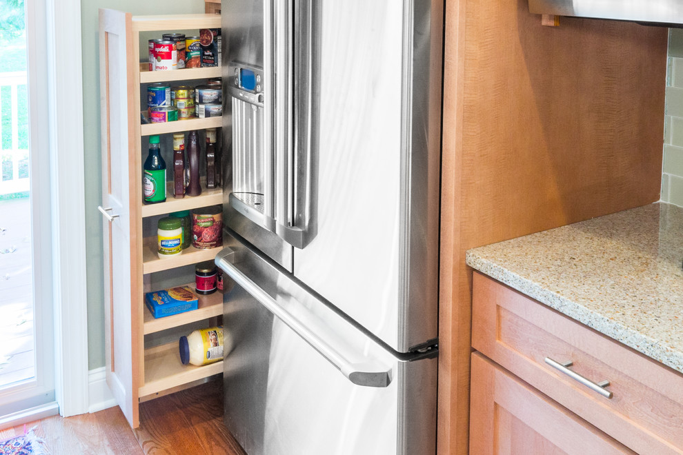 Hidden Pocket Door Pantry Slide in West Chester, PA - Transitional ...