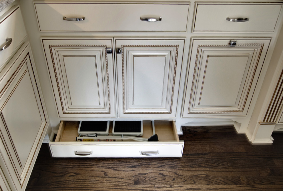 Hidden Step Stool Storage - Traditional - Kitchen - Other - by Kirkland ...