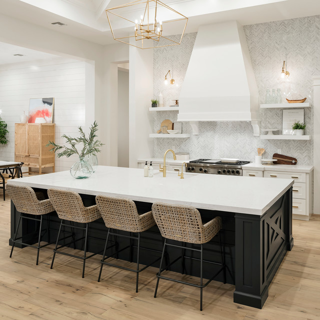 High-Contrast Luxury Home - Transitional - Kitchen - Phoenix - by ...