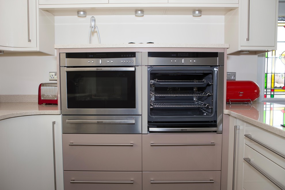High-Gloss Cappuccino & Cream Kitchen - Modern - Kitchen - Other - by ...