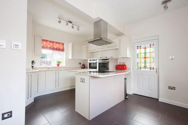 High-Gloss Cappuccino & Cream Kitchen - Modern - Kitchen - Other - by ...