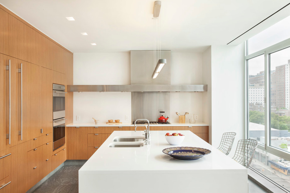 High Line Penthouse, New York, NY - Contemporary - Kitchen - New York ...