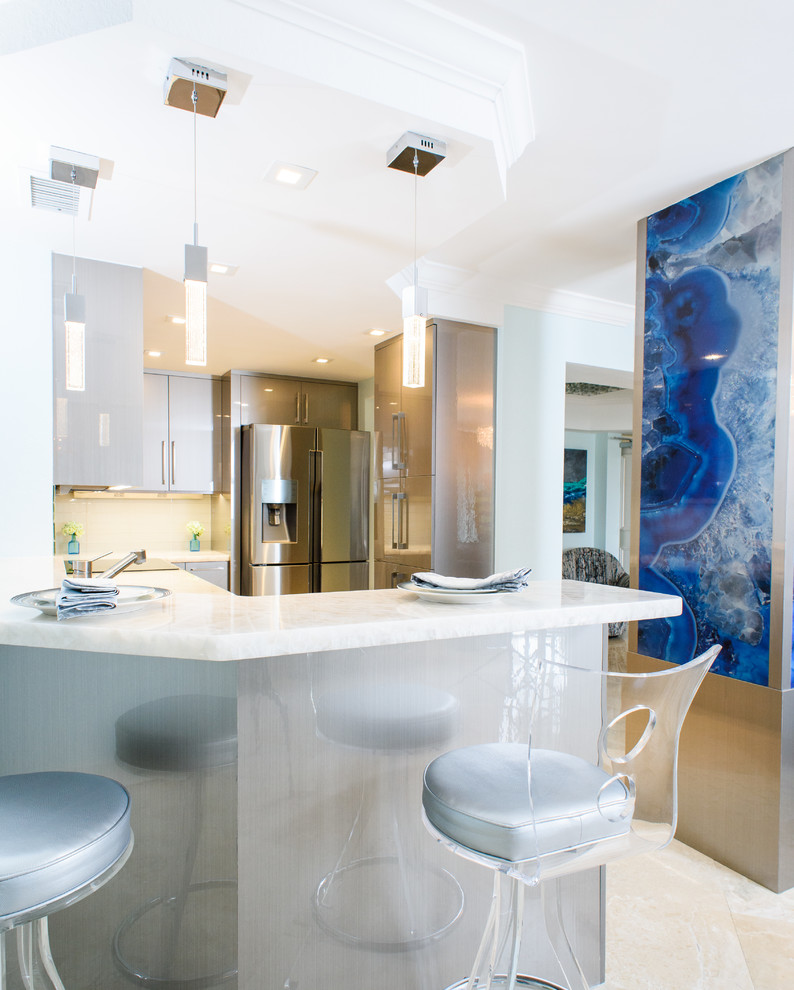 High-Rise Condo Kitchen Remodel - Transitional - Kitchen - Other - by ...