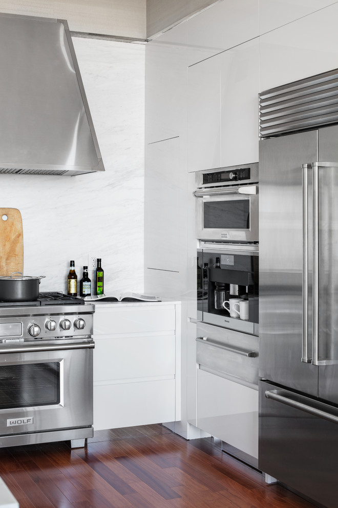 High Rise Perch for Empty Nesters - Contemporary - Kitchen - New York ...