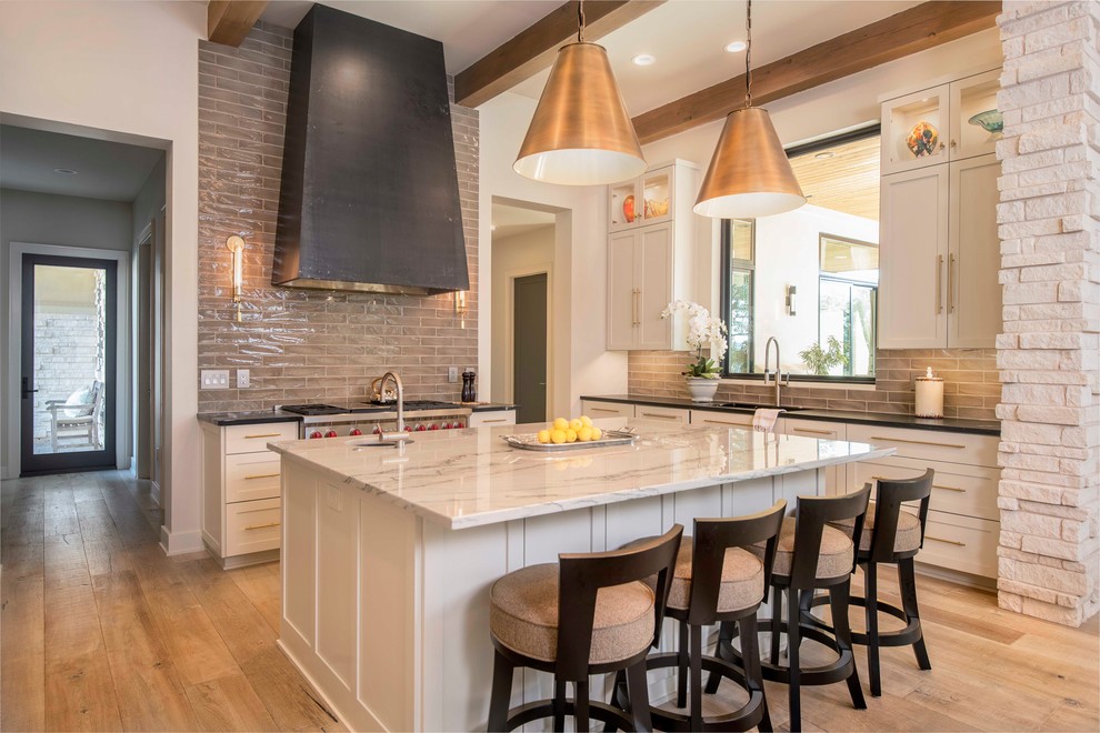 Hill Country Contemporary at Hamilton Pool - Transitional - Kitchen ...