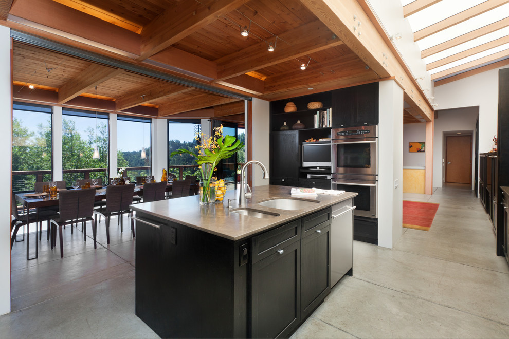 Hill Side Home - Contemporary - Kitchen - San Francisco - by Thompson ...
