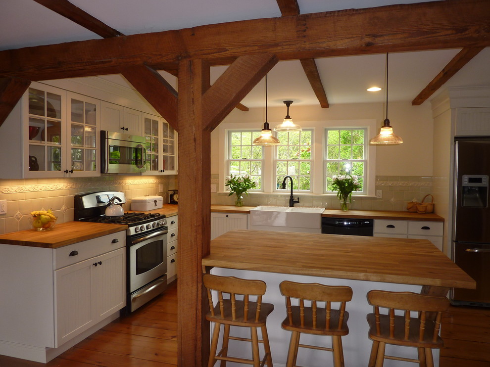 Historic Kitchen Remodel - Traditional - Kitchen - Boston - by Baudo ...