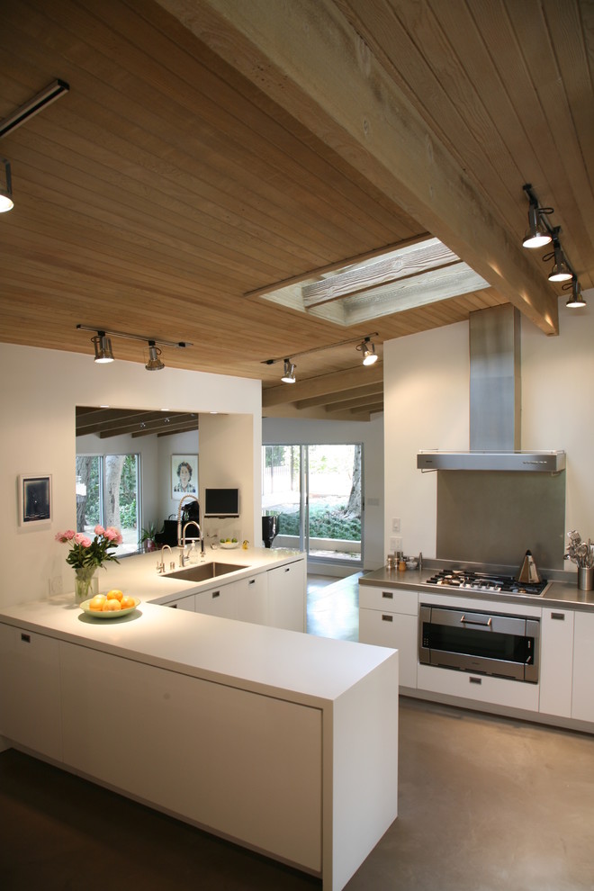 Hollywood Hills Mid Century Restoration - Midcentury - Kitchen - Los ...