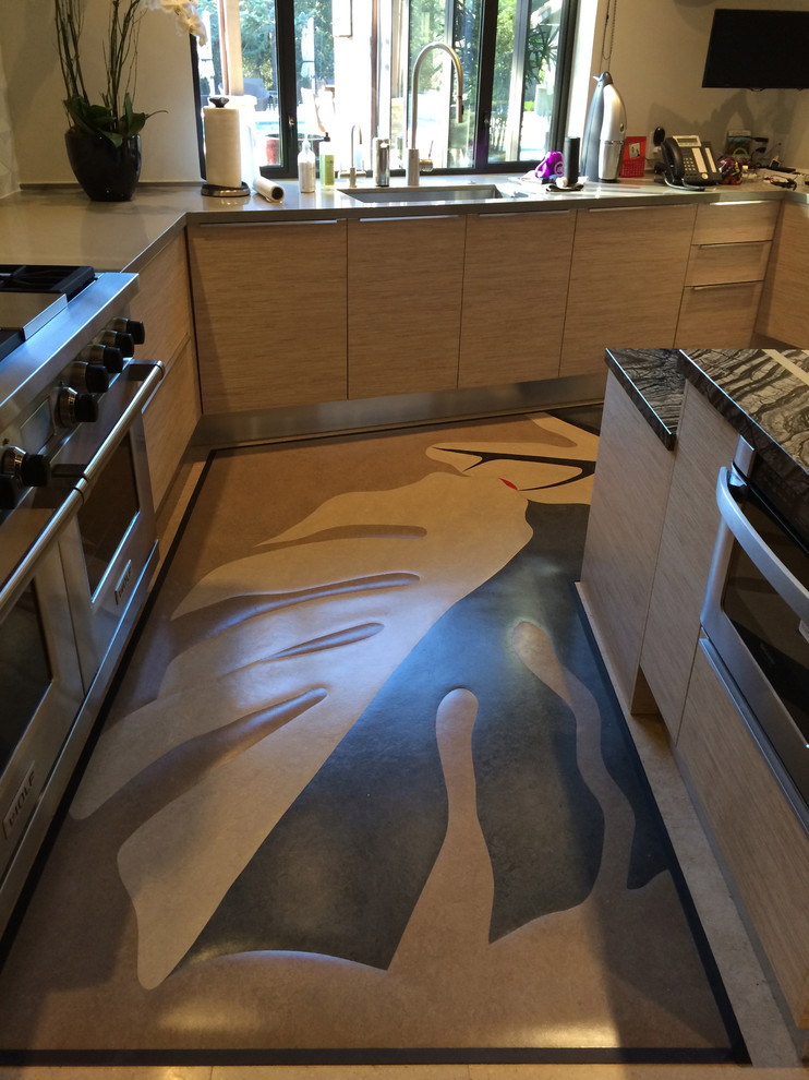 Home La Canadá - Contemporary - Kitchen - Los Angeles - by Crogan Inlay ...