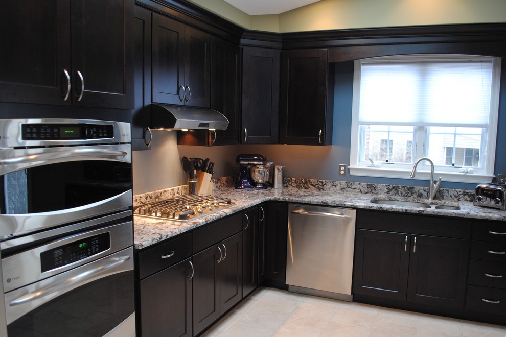 HomeCrest Dover Maple Java - Contemporary - Kitchen - Philadelphia - by ...