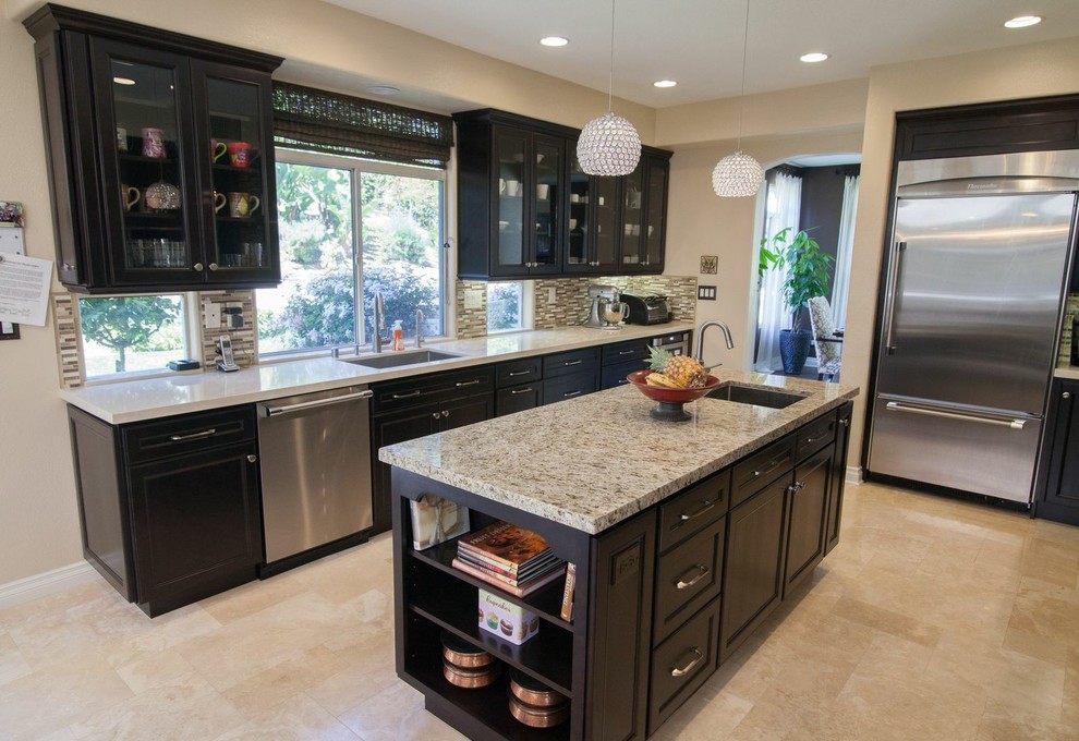 HomeCrest Maple Java - Traditional - Kitchen - Los Angeles - by ...