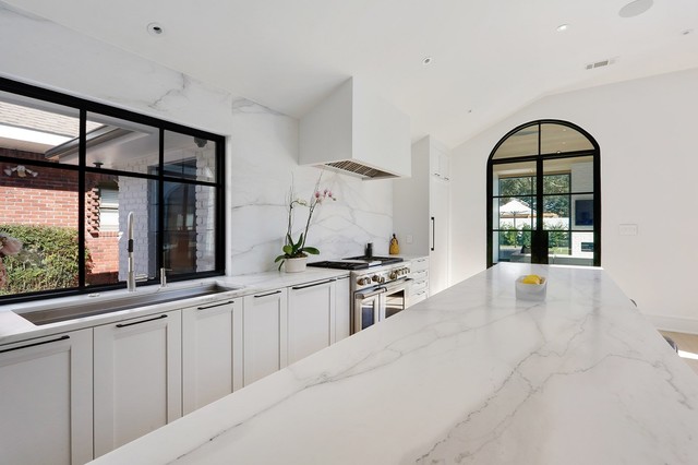 Honed Calacatta Marble - Moderne - Cuisine - La Nouvelle-Orléans - par Stone Interiors New ...