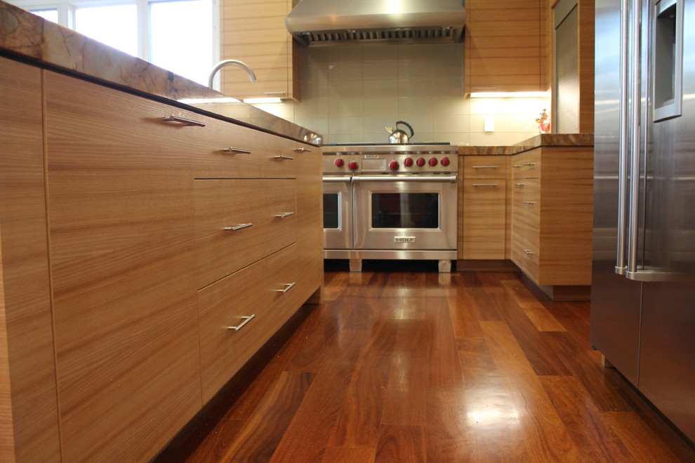 Horizontal Grain - Modern - Kitchen - San Francisco - by Roth Wood ...