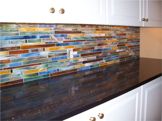 Horizontal Tile Backsplash - Modern - Kitchen - DC Metro - by Designer ...