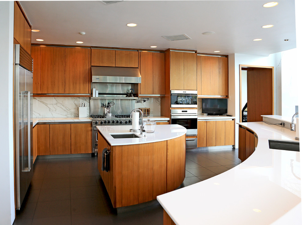 House on the Lake - A contemporary Remodel - Contemporary - Kitchen ...