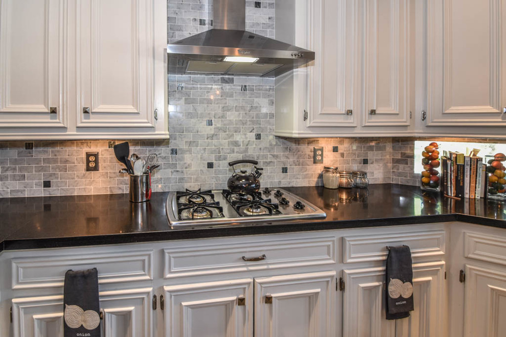 Houston kitchen, living room, patio remodel with Restoration Hardware ...