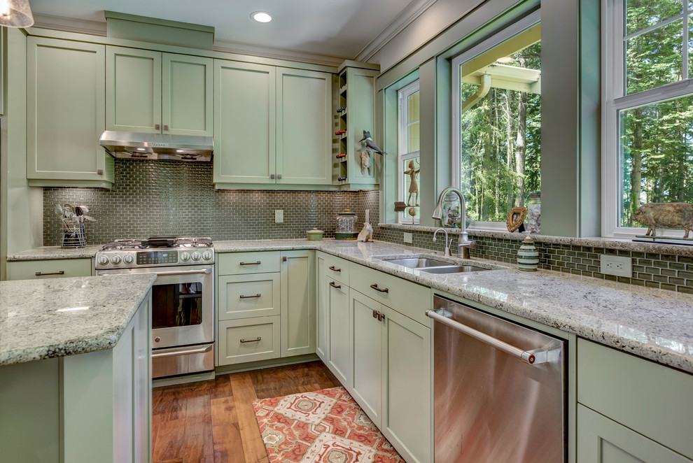 Hughes Residence - Transitional - Kitchen - Seattle - by Cascade Custom ...