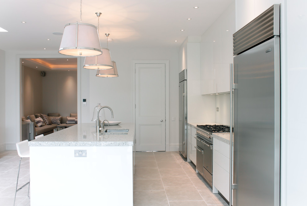 Hurlingham Gardens. A project with Indigo Design - Kitchen - London ...