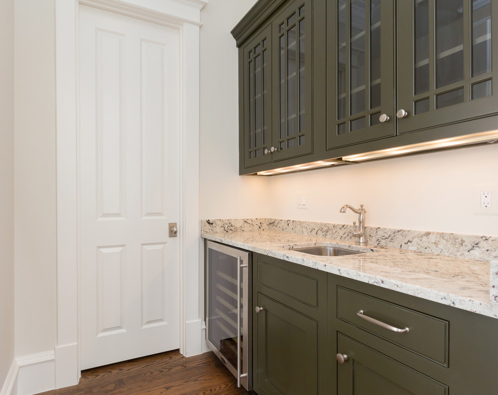 Hutchins Kitchen - Inset Flat Panel w/ Custom Paint - Kitchen - DC ...