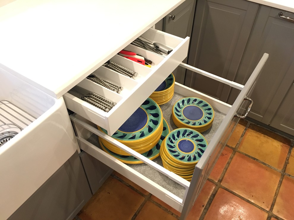 IKEA Bodbyn gray - Craftsman - Kitchen - Austin - by Love Of Function ...