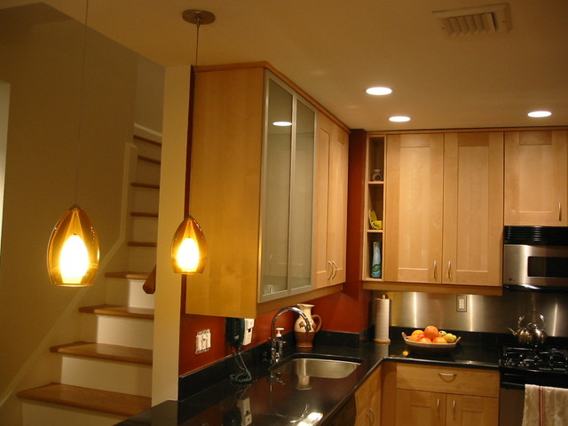 IKEA Kitchen Adel Birch in Hoboken - Contemporary - Kitchen - New York ...