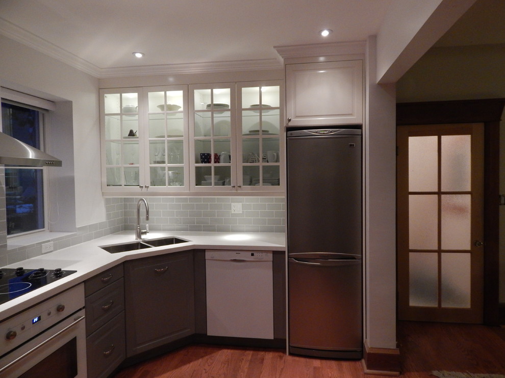 IKEA Kitchen - Bodbyn Gray and Bodbyn White - Contemporary - Kitchen ...