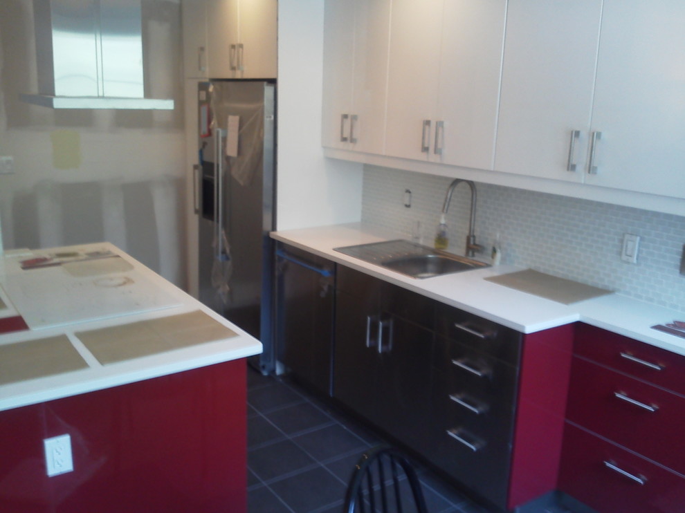 IKEA Kitchen in progress - Moderne - Cuisine - New York - par CEDAR ...