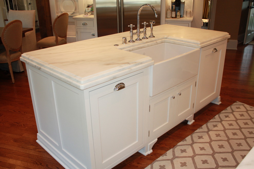 Imperial Danby Marble Laminated Island - Traditional - Kitchen - Other ...