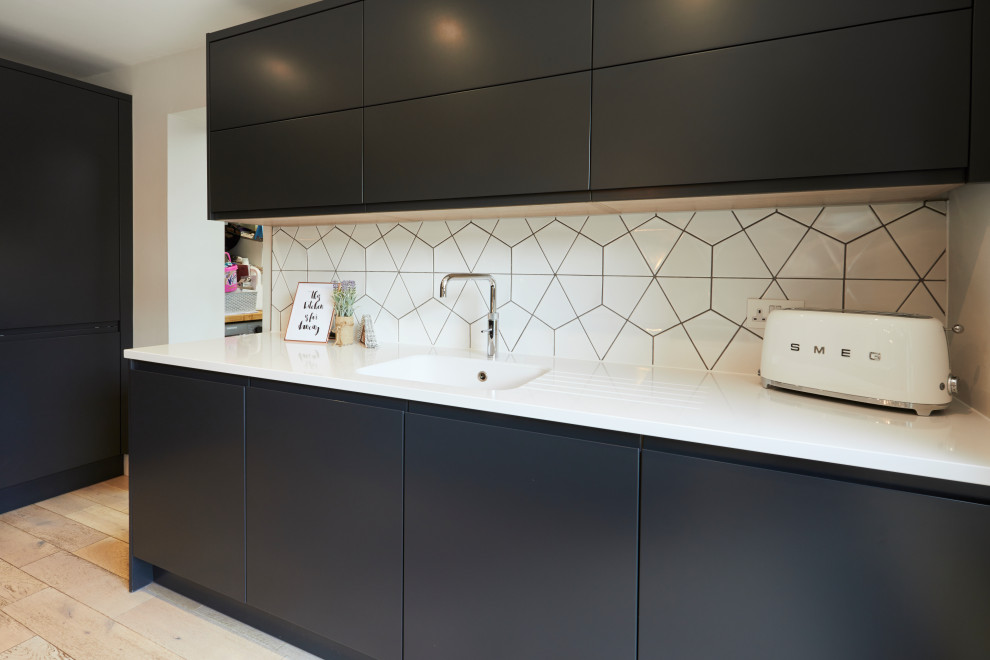 In Line Painted Anthracite - Modern - Kitchen - Surrey - by Ashford ...