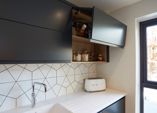In Line Painted Anthracite - Modern - Kitchen - Surrey - by Ashford ...