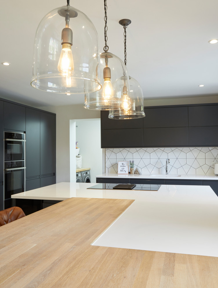 In Line Painted Anthracite - Modern - Kitchen - Surrey - by Ashford ...