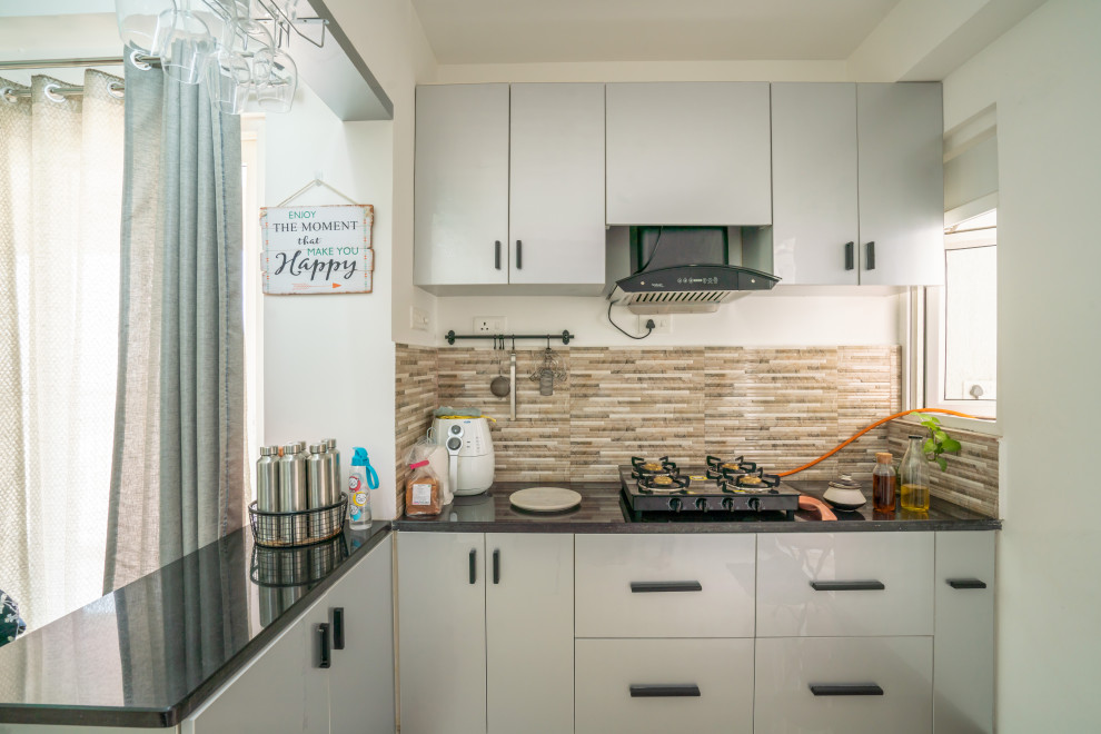 Incor One City 2 BHK - Contemporary - Kitchen - Hyderabad - by Raja ...